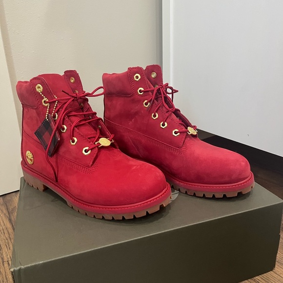 Timberland | Shoes | Timberlands Waterproof Boot Dark Red | Poshmark